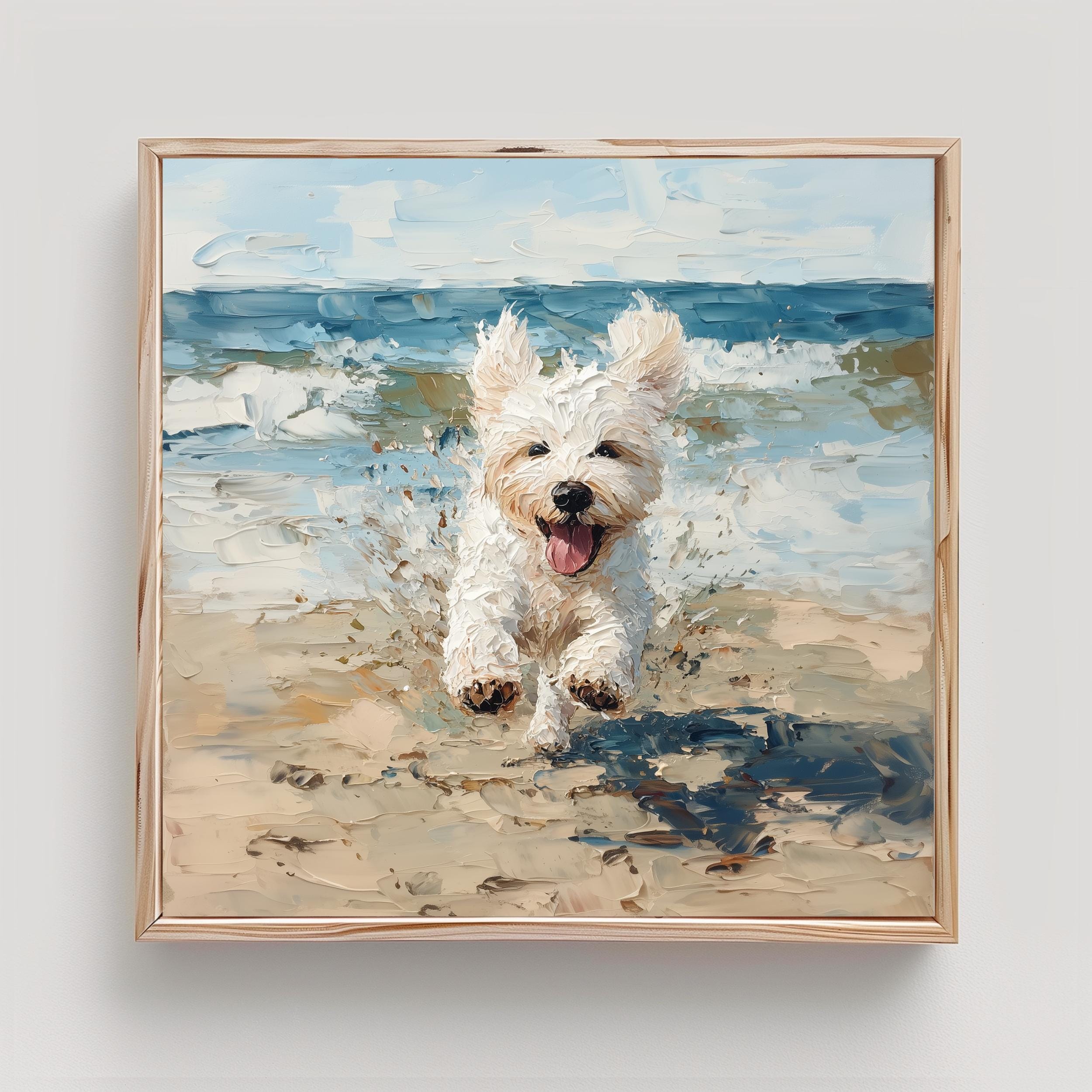 West Highland White Terrier Painting Westie Dog Print From an Original ...