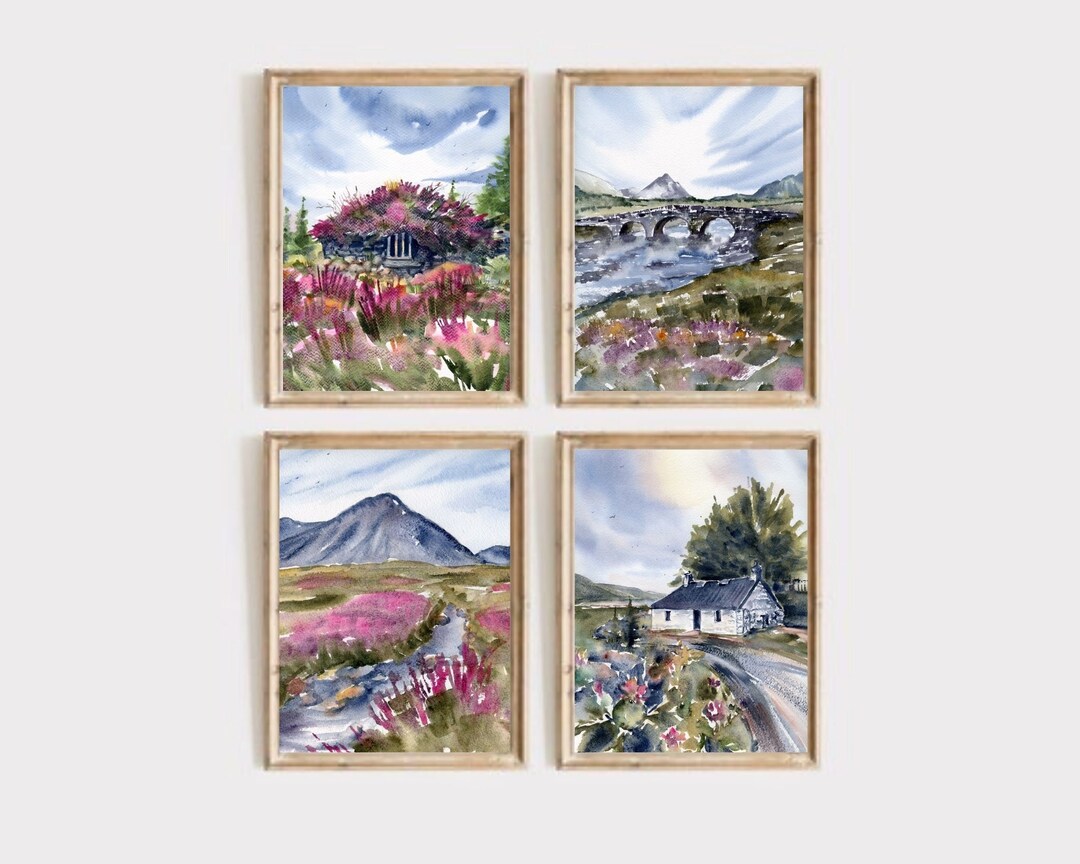 Scottish Landscape Painting Isle of Skye Art Extra Large Print Scotland ...