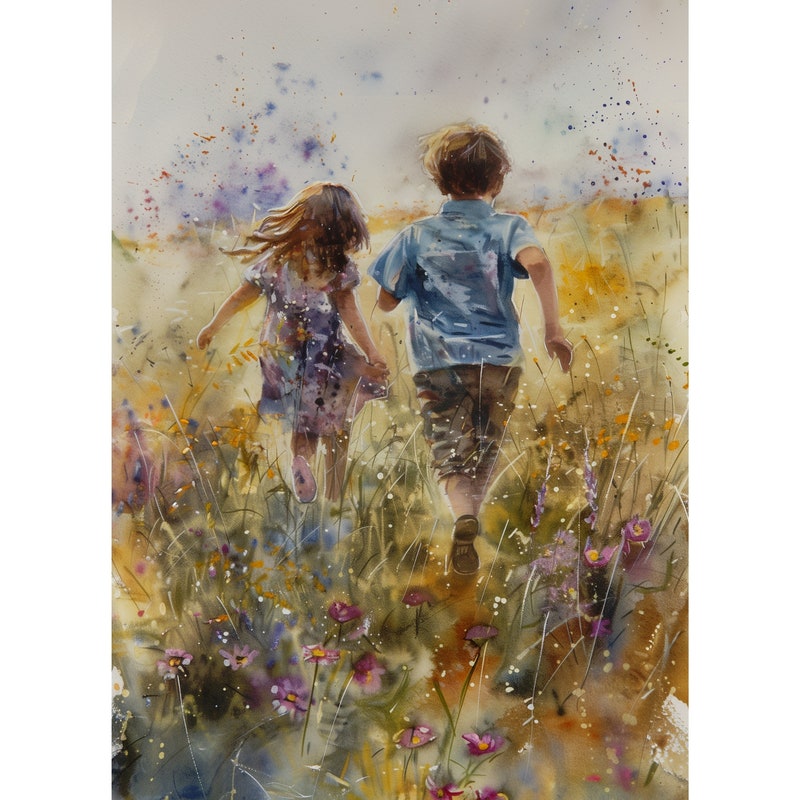 Brother Sister Art - Etsy
