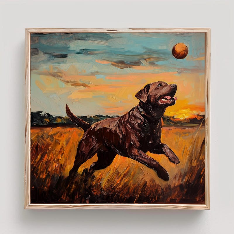 Labrador Painting - Etsy