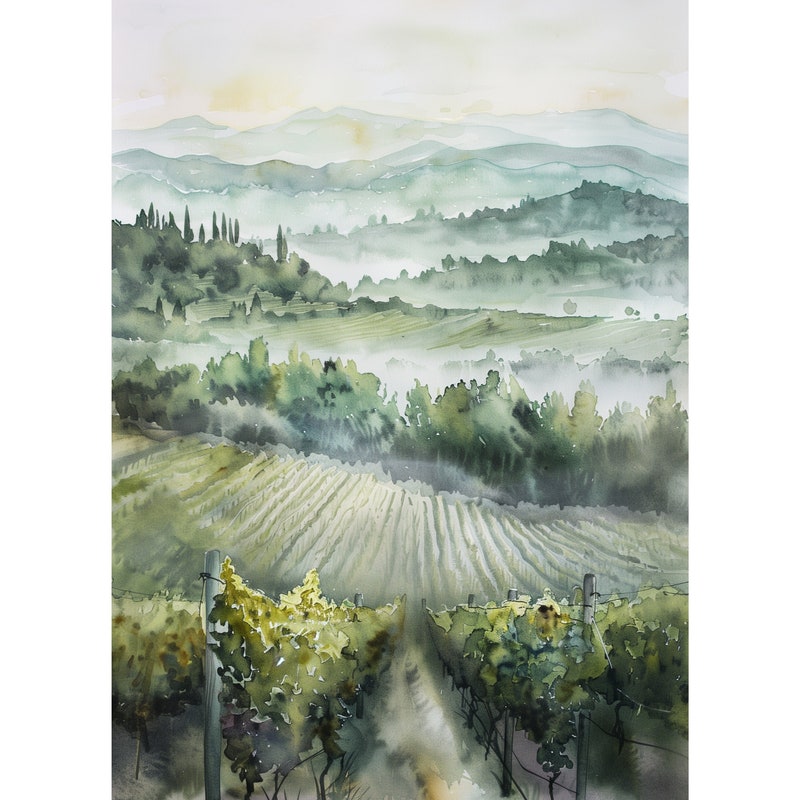 Vineyard Art - Etsy