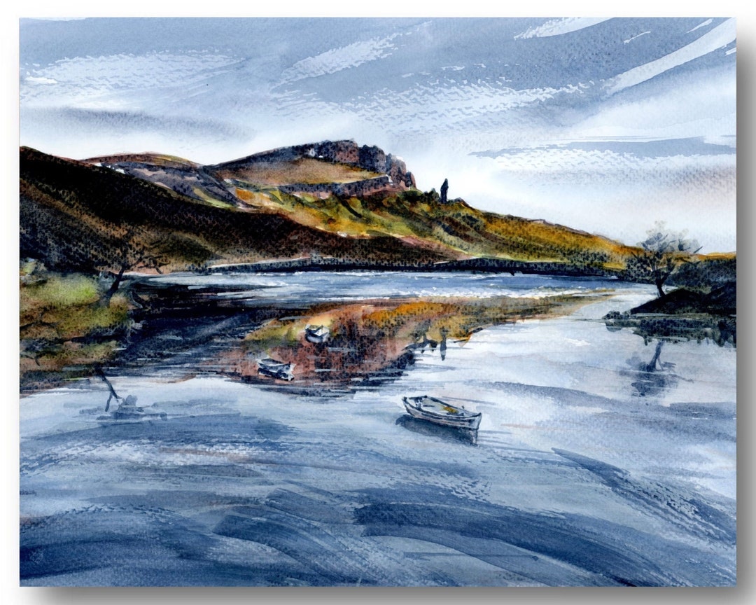Scottish Landscape Isle of Skye Art Print Old Man of Storr Fine Art ...