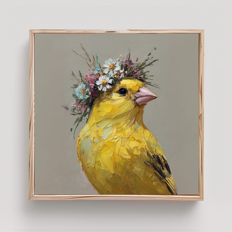 Canary Painting - Etsy