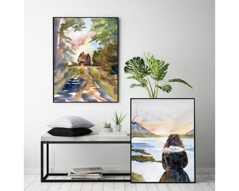 Outlander Fine Art Large Print Castle Painting Scottish - Etsy