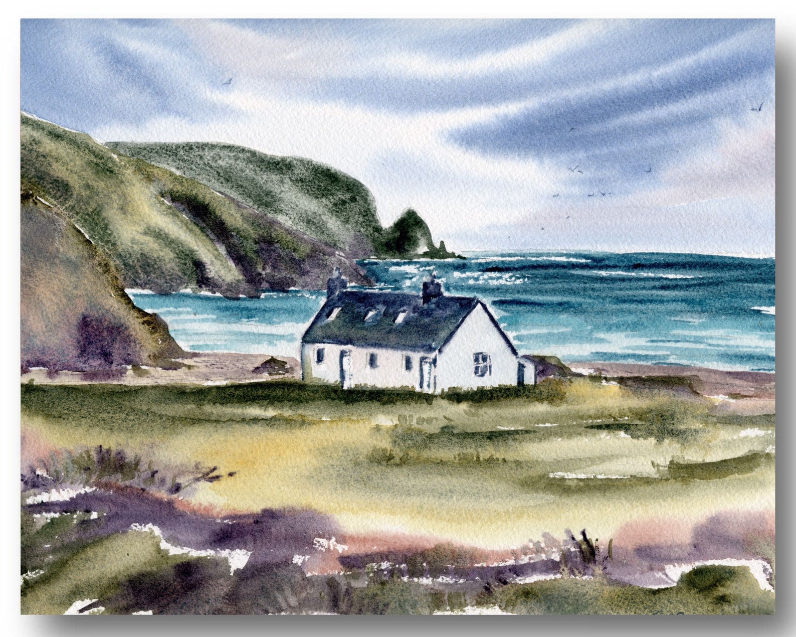 Scotland Painting Isle of Skye Print Large Art Sligachan Old - Etsy UK