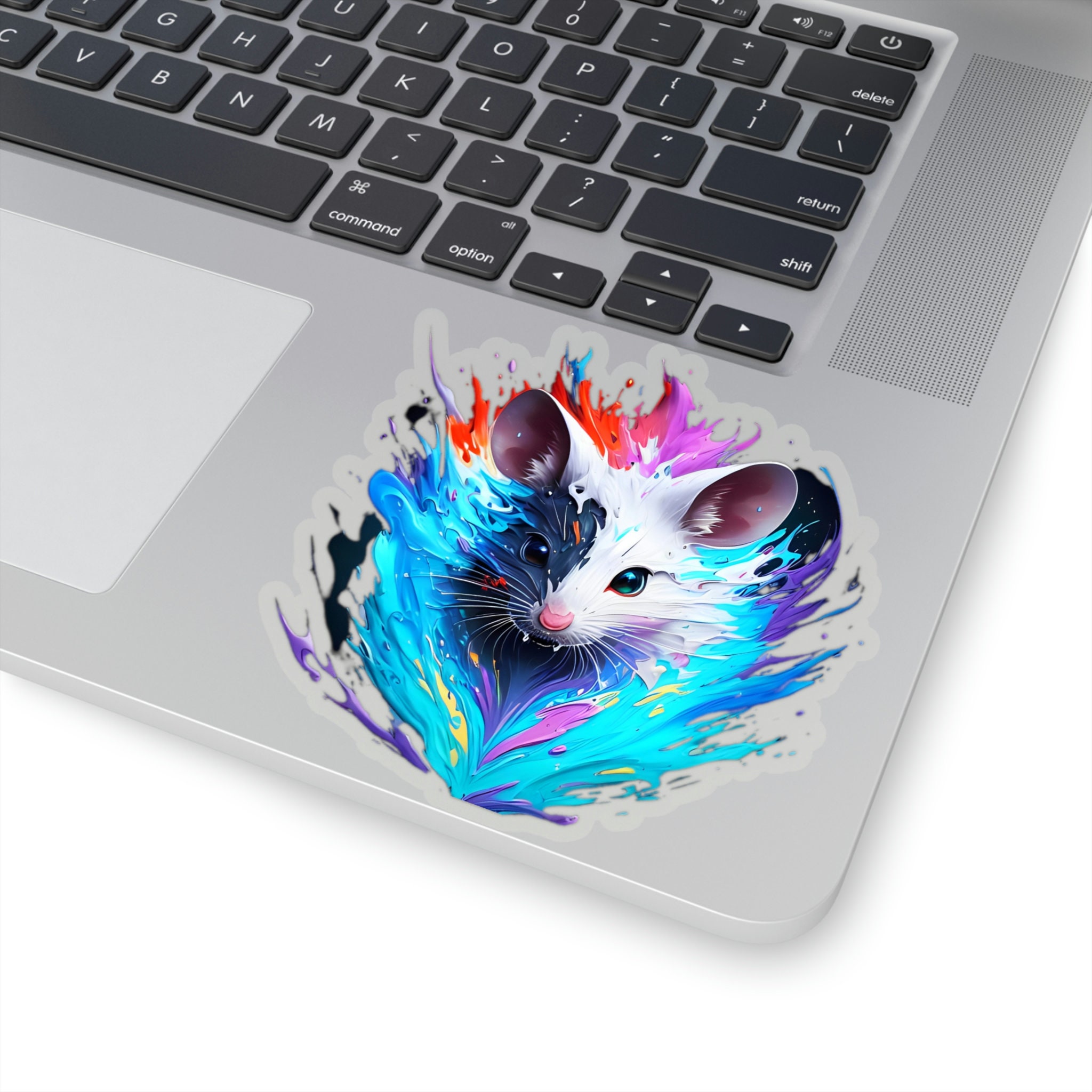 Mouse Head Splash Art Sticker - Etsy