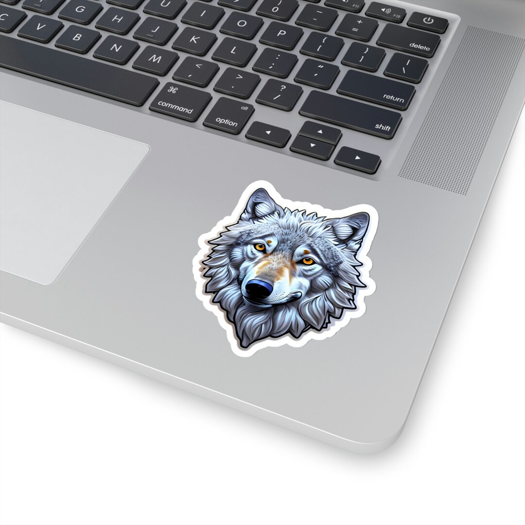 Wolf Head Sticker - Etsy