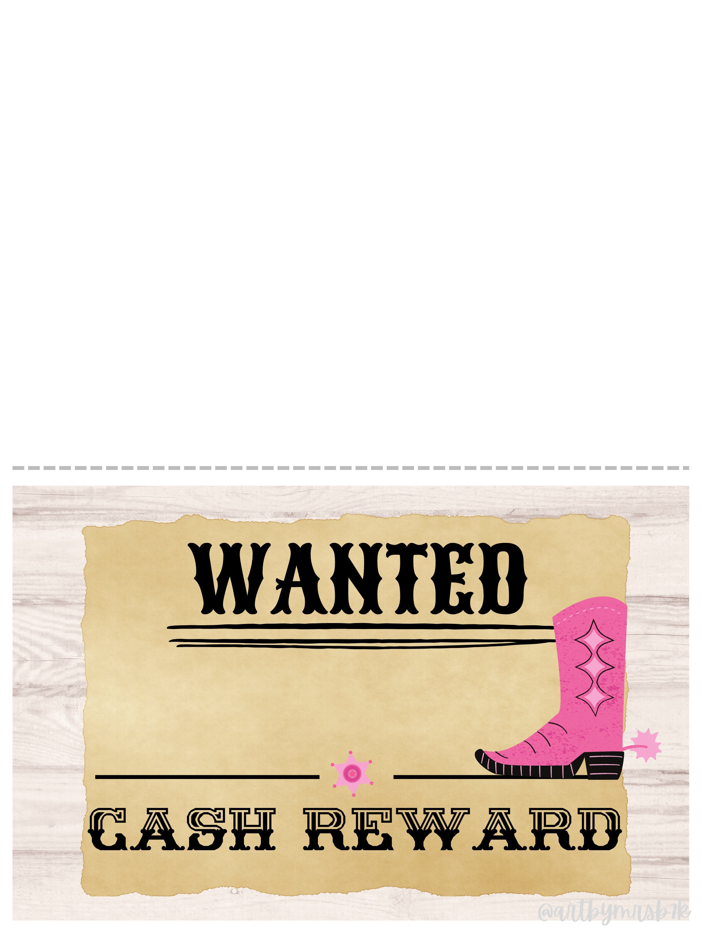 EDITABLE Wild West, Cowgirl Pink, Western Party Printable Digital Place ...