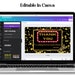 EDITABLE Hollywood Star Movie Night Red Carpet Theme Thank You Tag ...