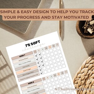 75 Soft Challenge Printable PDF, 75 Soft Tracker, 75 Soft Checklist, 75 ...