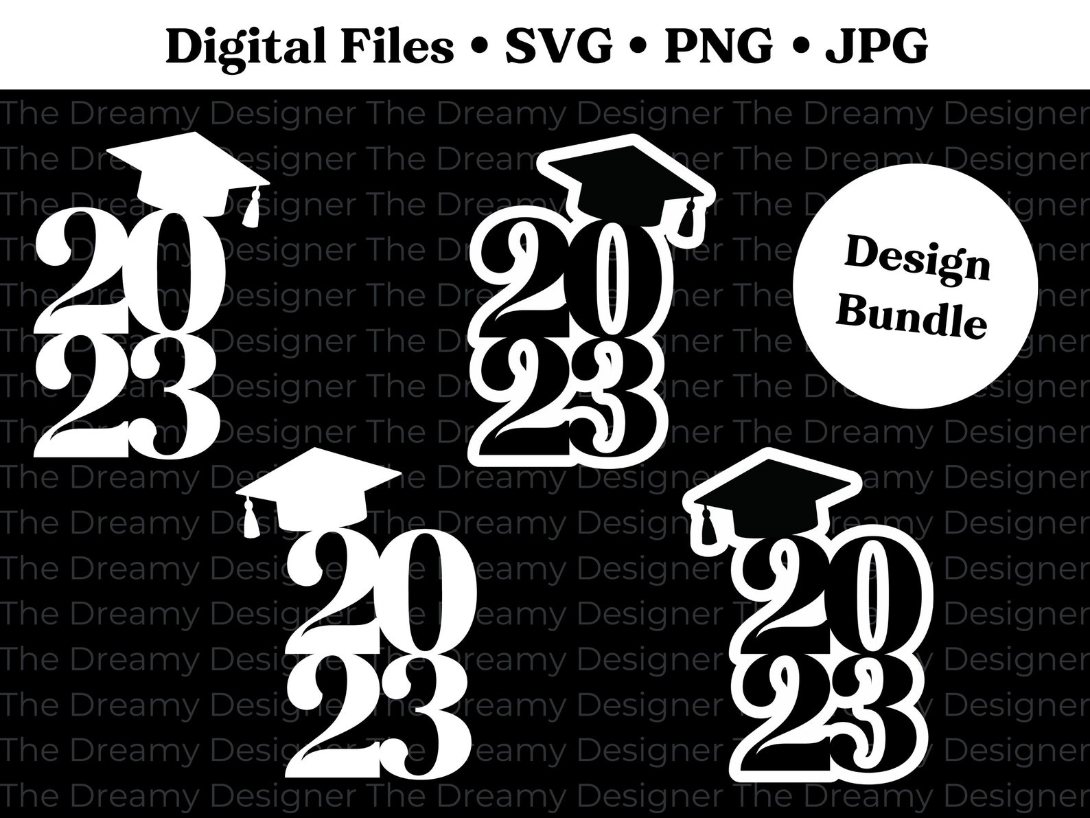 Class of 2023 SVG 2023 Graduation SVG Cake Topper SVG - Etsy
