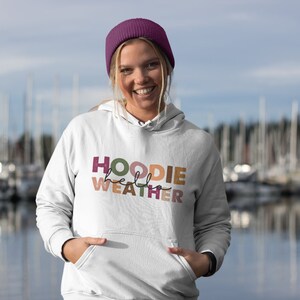 Hello Hoodie Weather SVG, Fall Quotes PNG, Autumn Sayings SVG, Fall ...