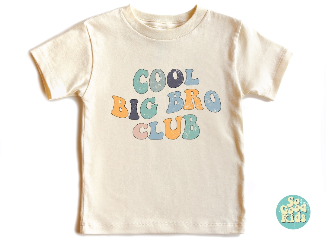 Cool Big Bro Club Shirt, Big Bro Kids Shirt, Baby Announcement Shirt ...