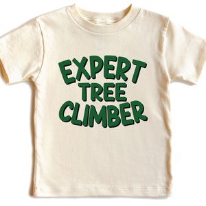 Expert Tree Climber Kids T-shirt- Climbing Gifts - Boys T-shirt ...