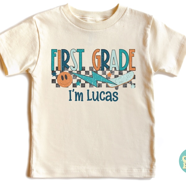 First Grade Shirt - Etsy