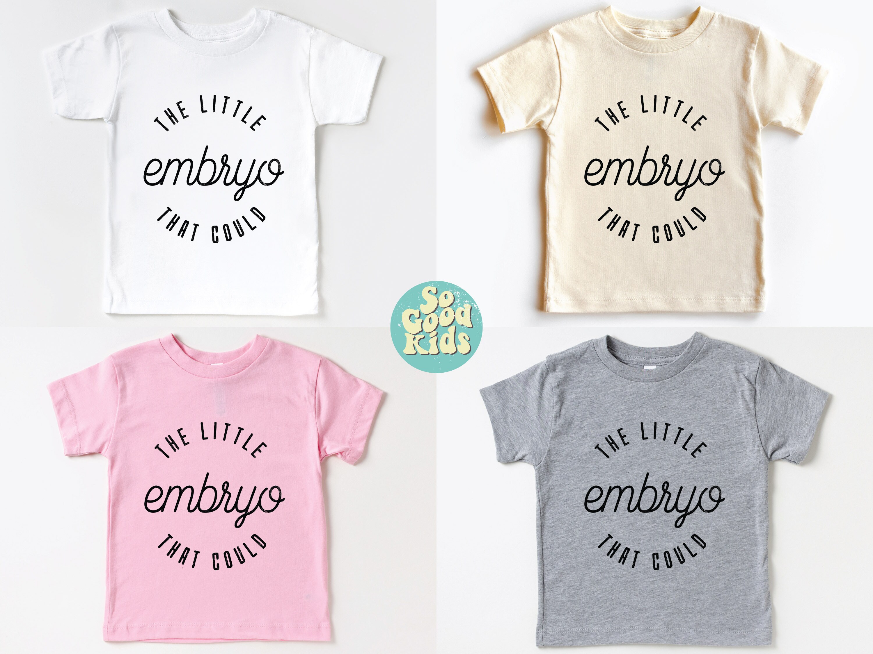 The Little Embryo That Could Shirt, Empowering Baby Bodysuits, Funny ...
