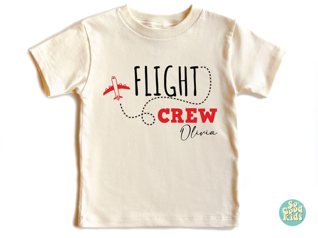Flight Crew Shirt, Airplane Ride, First Time Flying Shirt, Kids ...