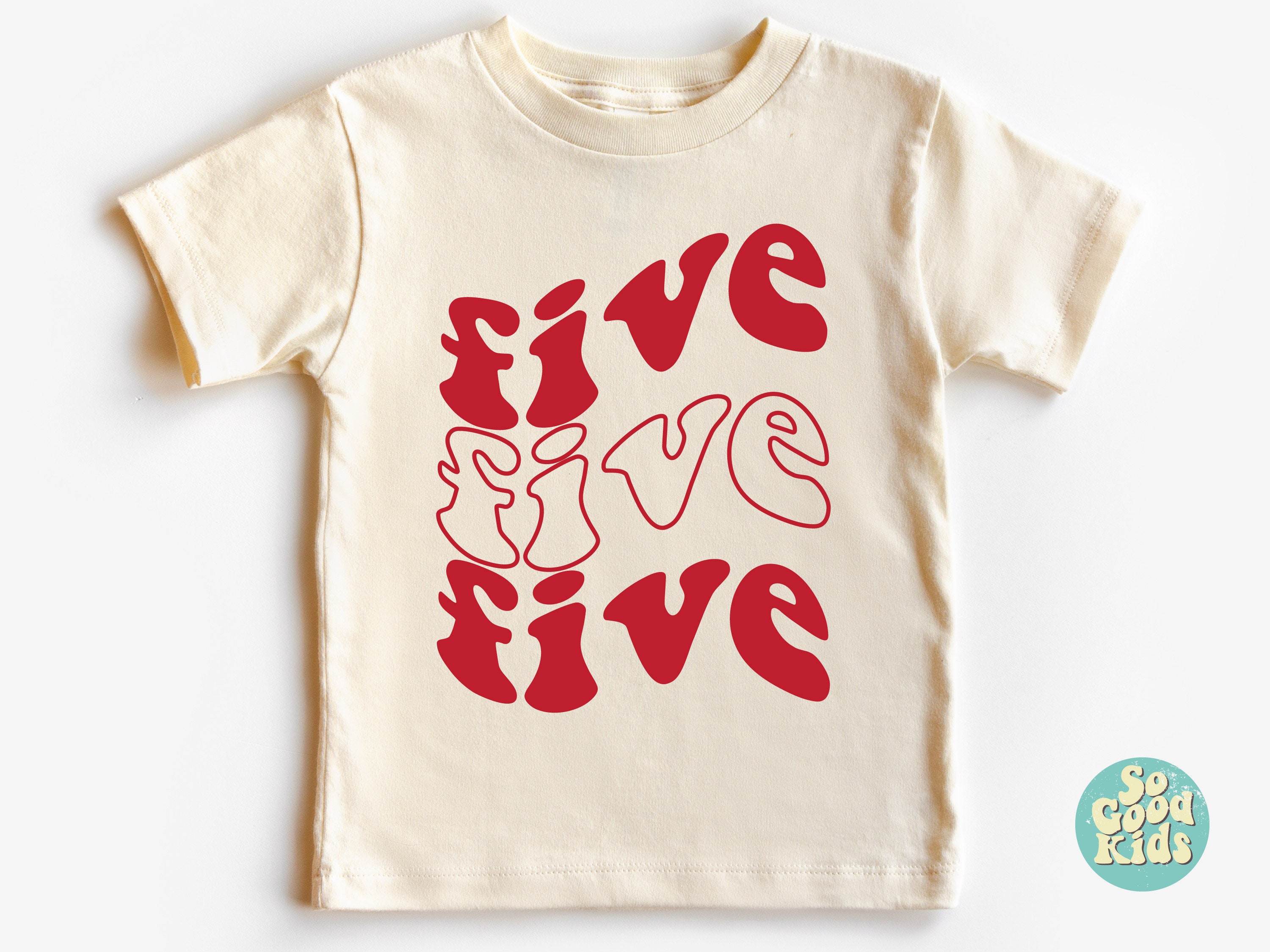 Five Five Five Shirt Fifth Birthday Shirt 5th Birthday Gift - Etsy