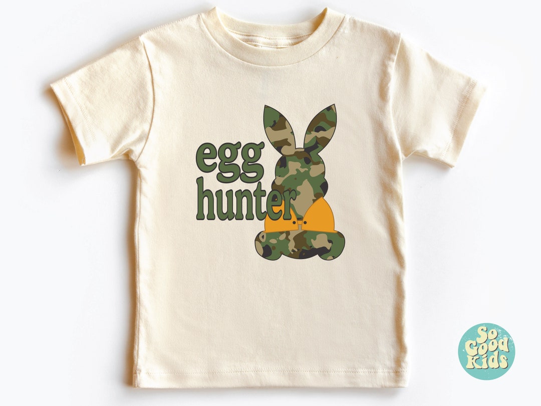 Egg Hunter Camo Easter Shirt, Toddler Shirt, Easter Day Shirt, Camo ...