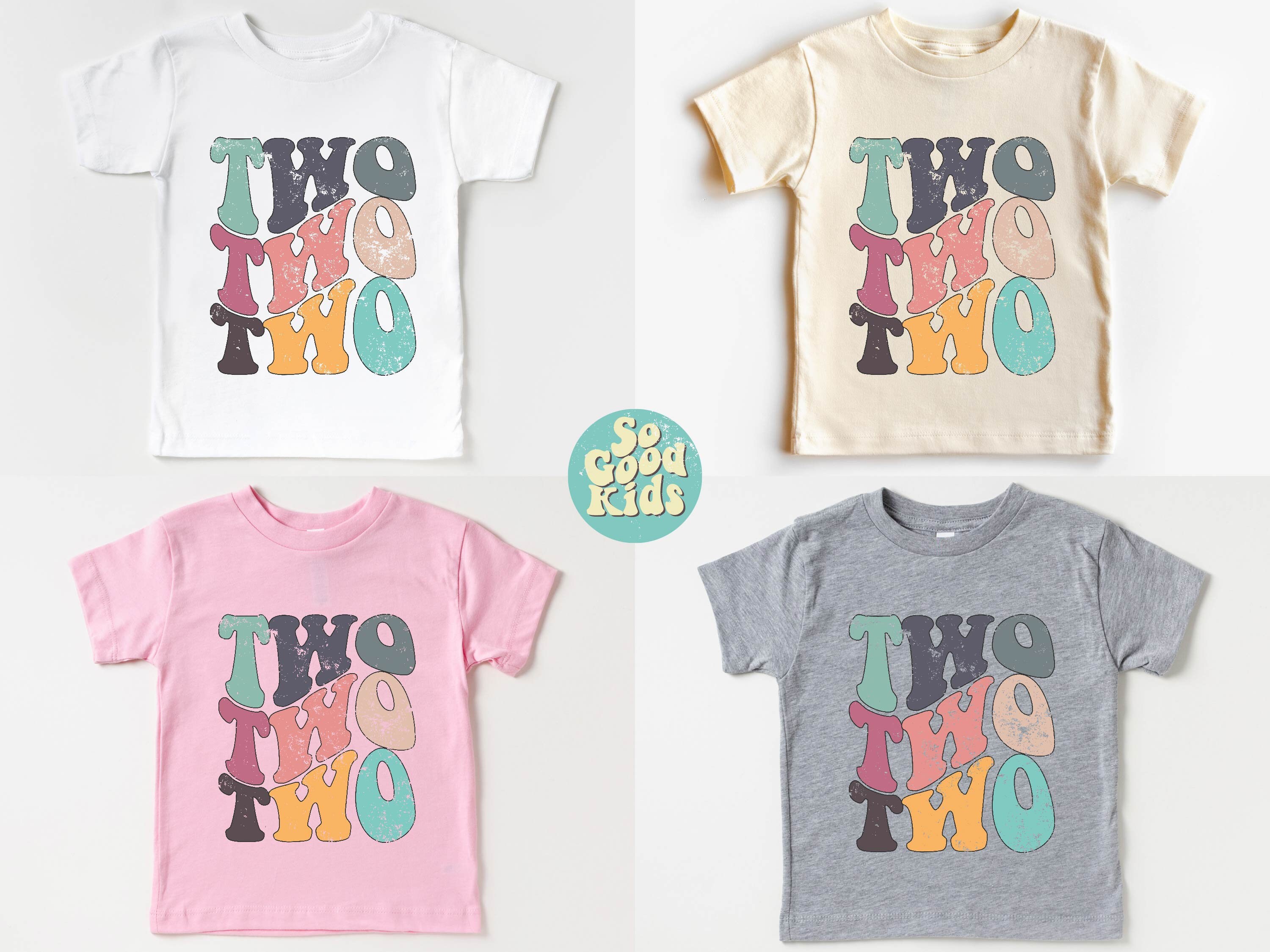 Two Two Two Shirt Two Year Old Gift Second Birthday Boy - Etsy