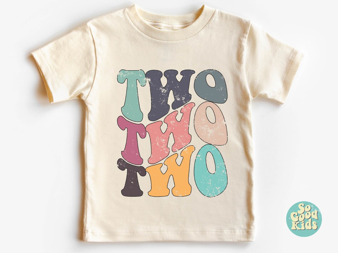 Two Two Two Shirt, Two Year Old Gift, Second Birthday Boy Gift, 2nd ...