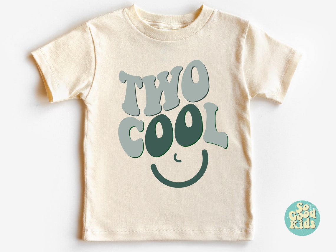 Two Cool Shirt 2nd Birthday Shirt Two Cool Birthday Toddler - Etsy