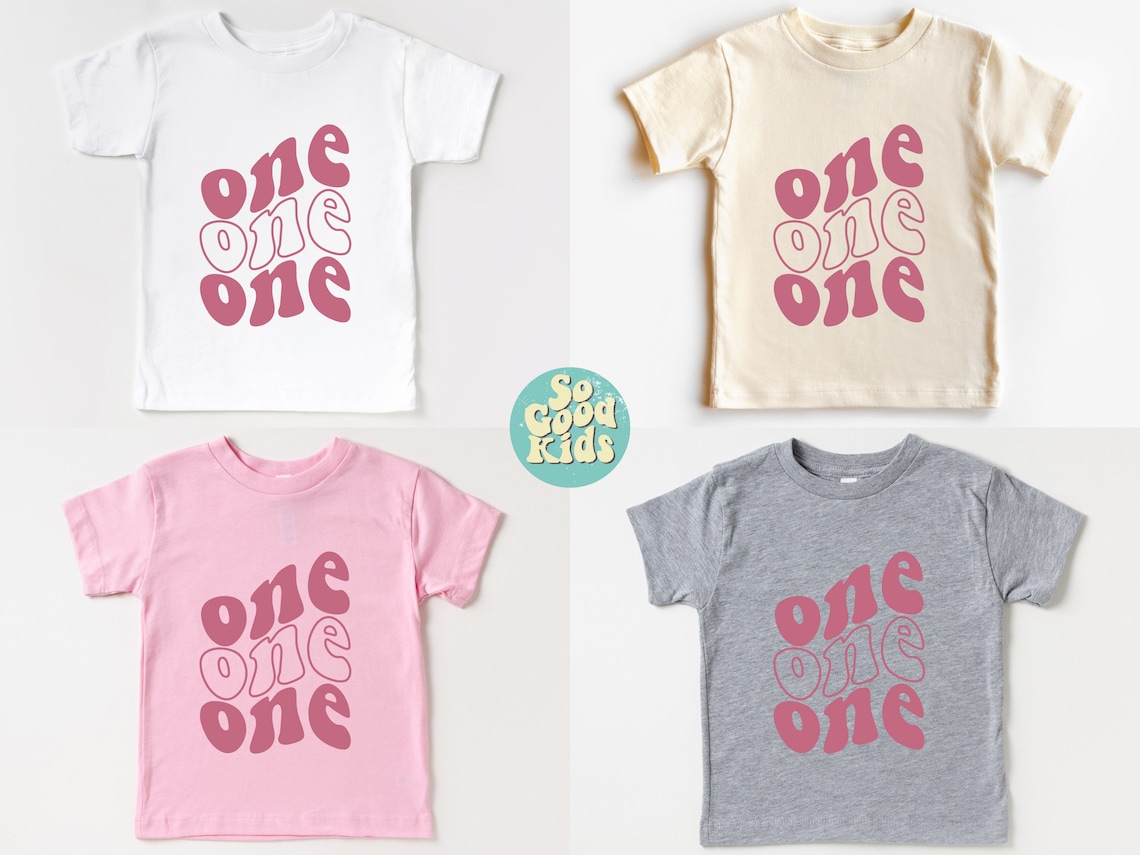 One One One Shirt, One Year Old Gift, First Birthday Gift, Baby Shower ...