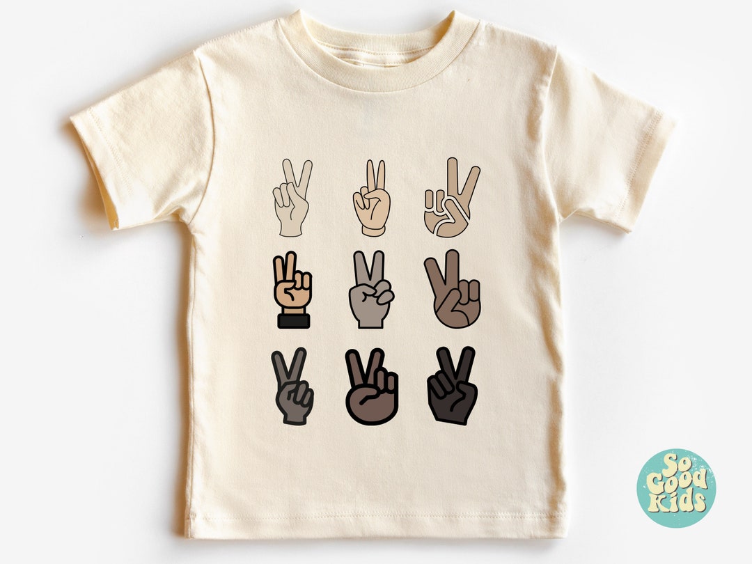 Peace Sign Toddler Shirt, Peace Baby Bodysuit, Equality Rights Toddler ...