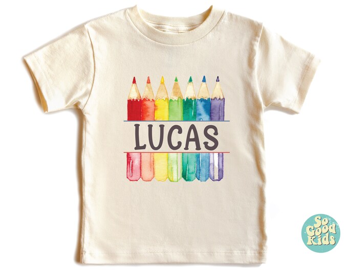 First Day of School Shirt With Name, Personalized Back to School Shirt ...