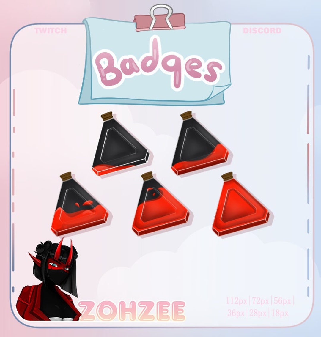 Dead by Daylight Bloodpoint Badges for Twitch and Discord - Etsy