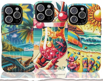 Ocean Wave Sea Nature Aesthetic Phone Case for iPhone 16 Pro 15 Max, 14 Plus, 13, 12, 11 Samsung ...