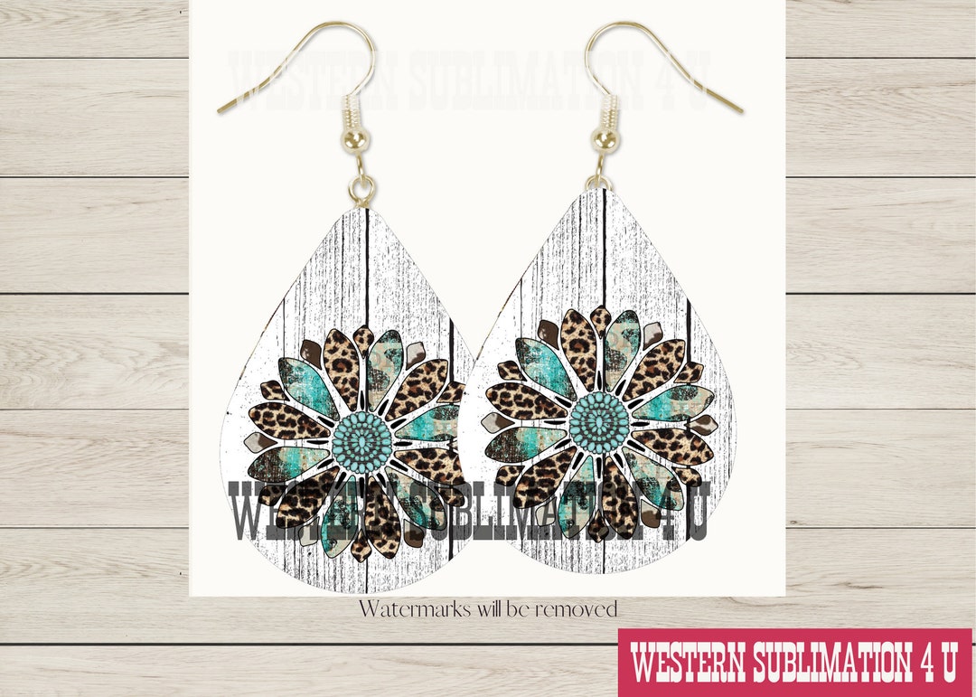 Western Earring Png | Southern Earring Template | Teardrop Earring Png ...