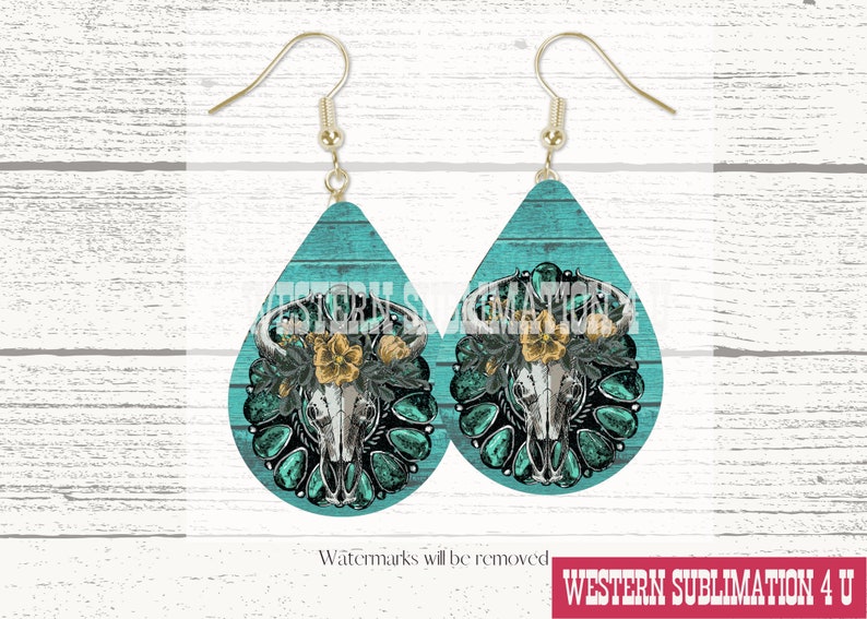 Western Earring Png Southern Earring Template Teardrop Earring Png ...