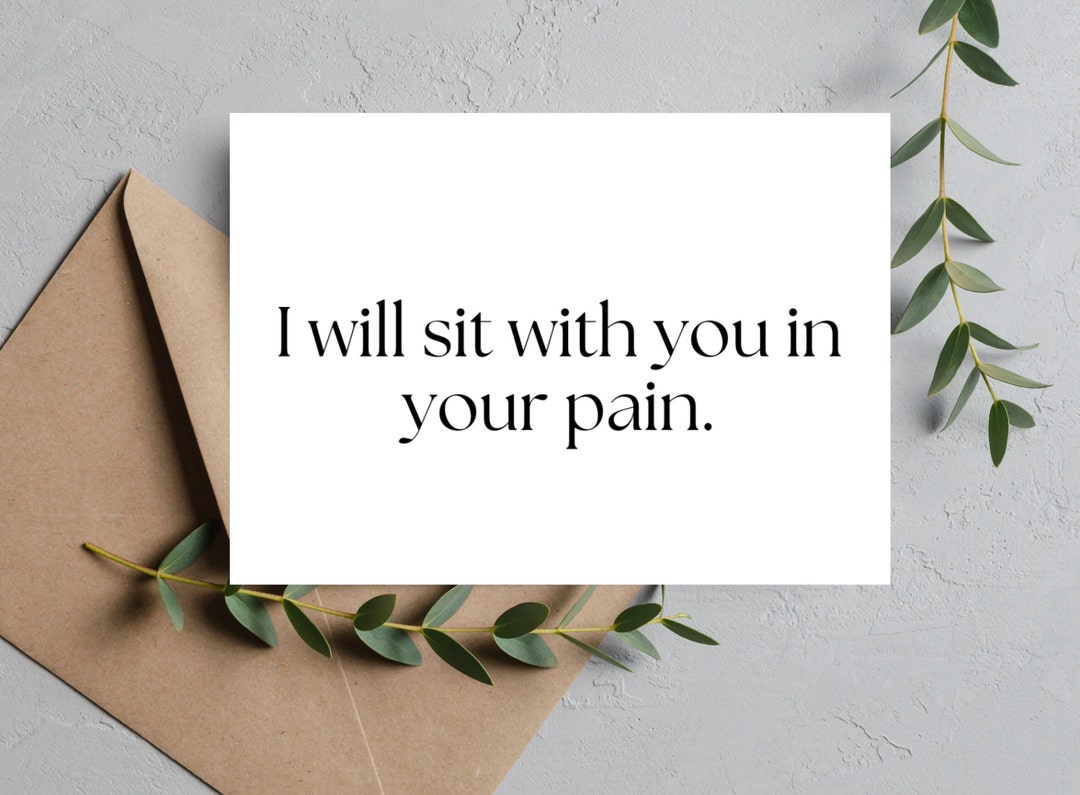 Grief Support Greeting Card, Printable Greeting Card, Instant Download ...