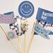 Happy Smiley Face Center Pieces / Photo Booth Props / Cupcake Toppers ...