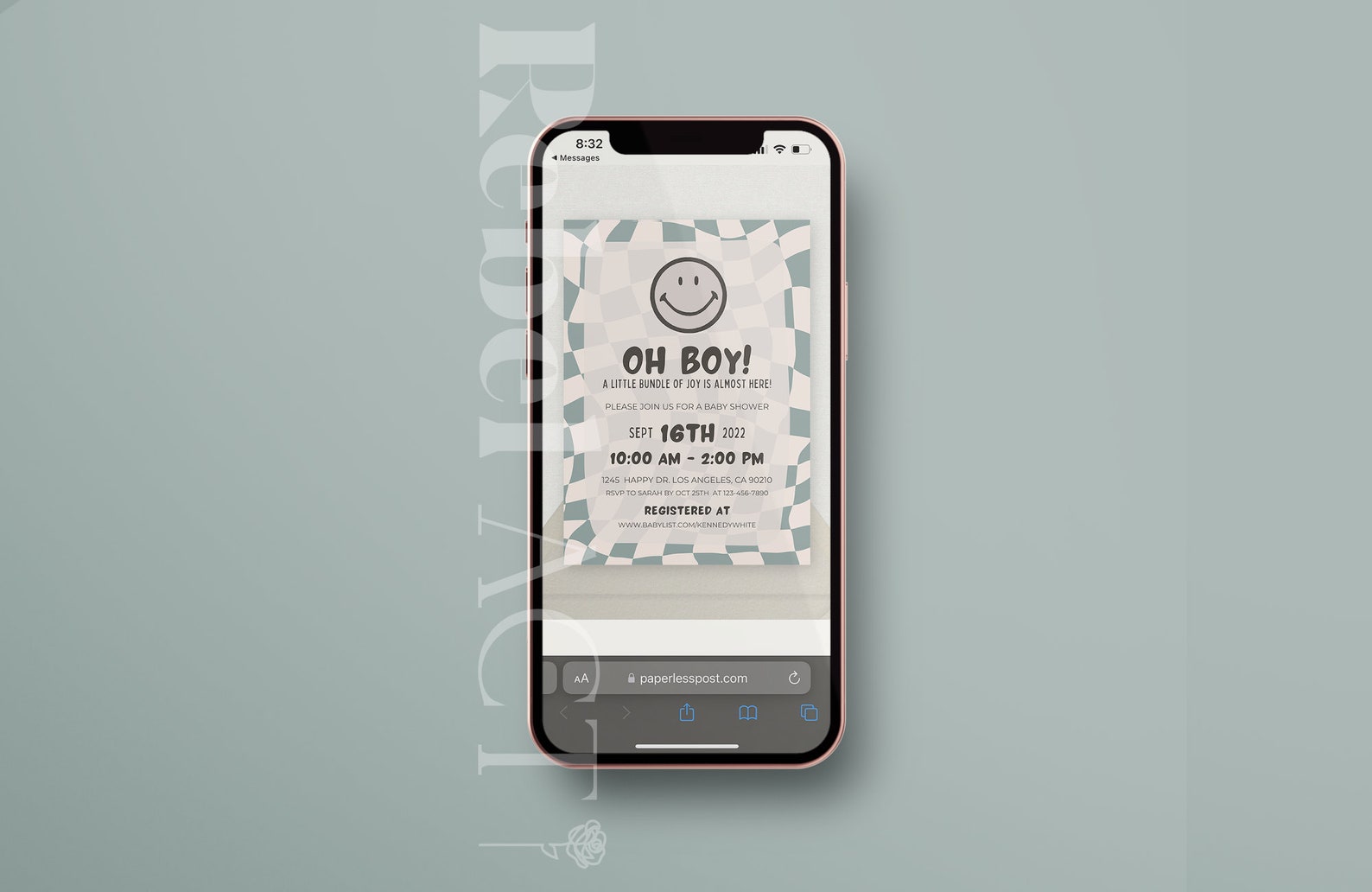 Printable and Electronic Editable Smiley Face Invitation for Boy ...