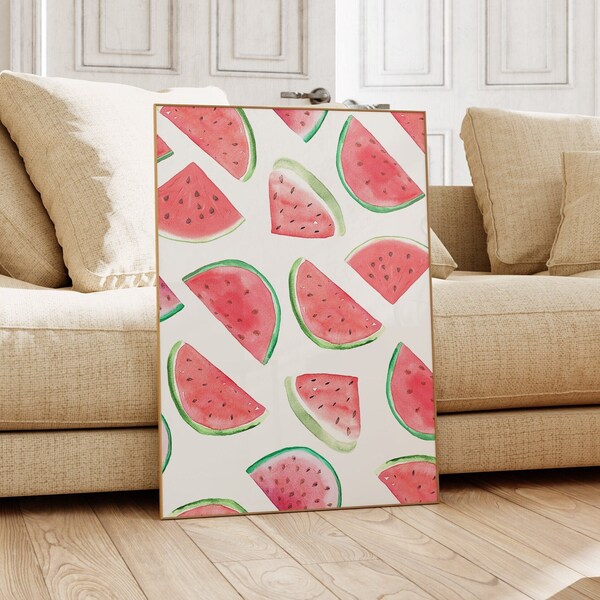 Watermelon Print - Etsy