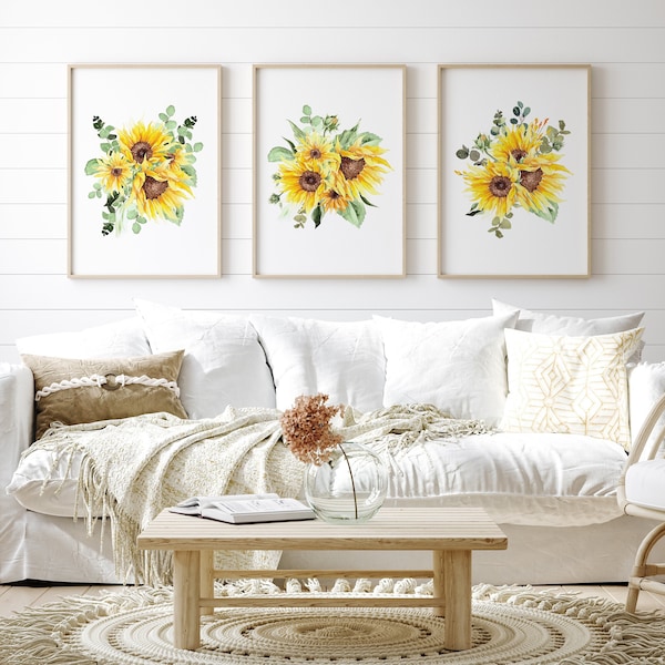 Sunflower Print - Etsy