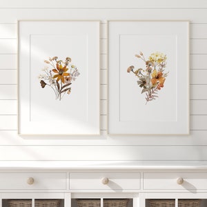Autumn Wildflowers, Autumn Flowers Print, Fall Printable Wall Art ...