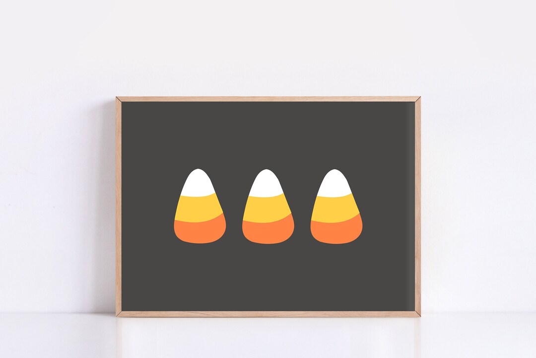 Candy Corn Wall Art, Halloween Printable, Halloween Prints, Boho ...