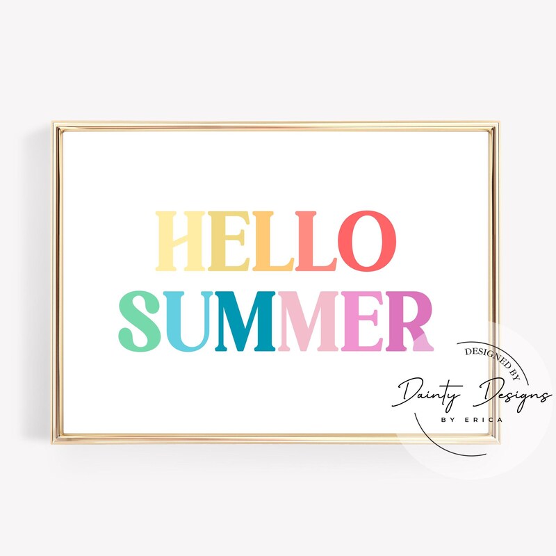 Summer Wall Art - Etsy