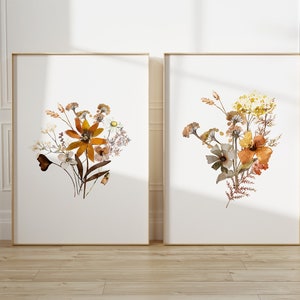 Autumn Wildflowers, Autumn Flowers Print, Fall Printable Wall Art ...