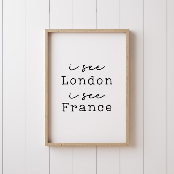 I See London I See France - Etsy