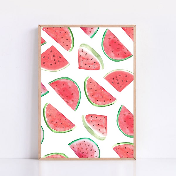 Watermelon Print - Etsy