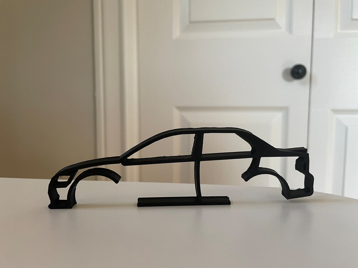 Custom Car Silhouette Desk Decoration Car Enthusiast Gift - Etsy