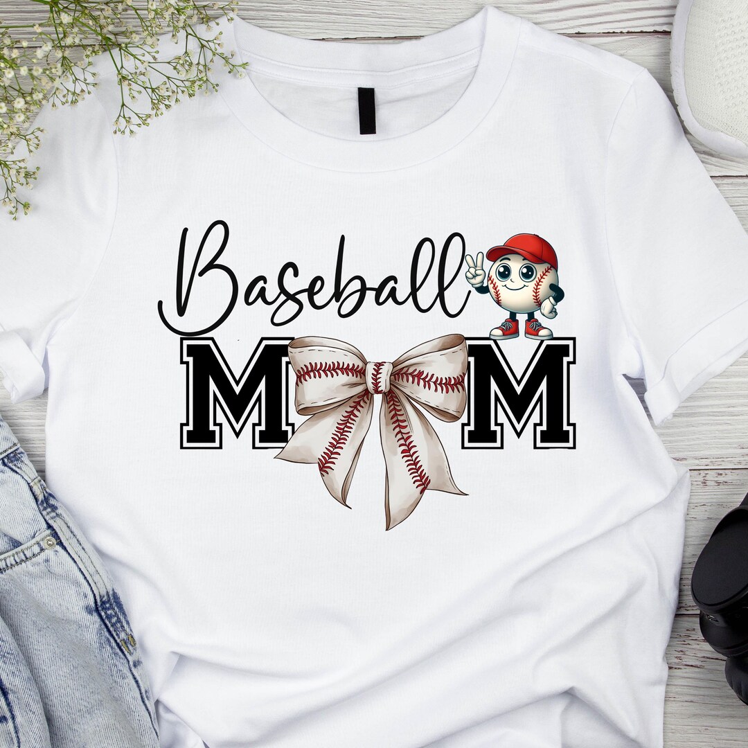 Baseball Mom Coquette PNG: Girly Game Day Design (digital Download) - Etsy