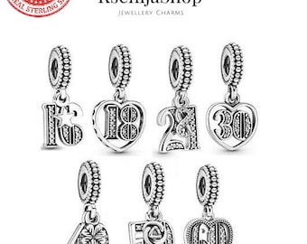 Pandora 40th Birthday Charm - Etsy UK