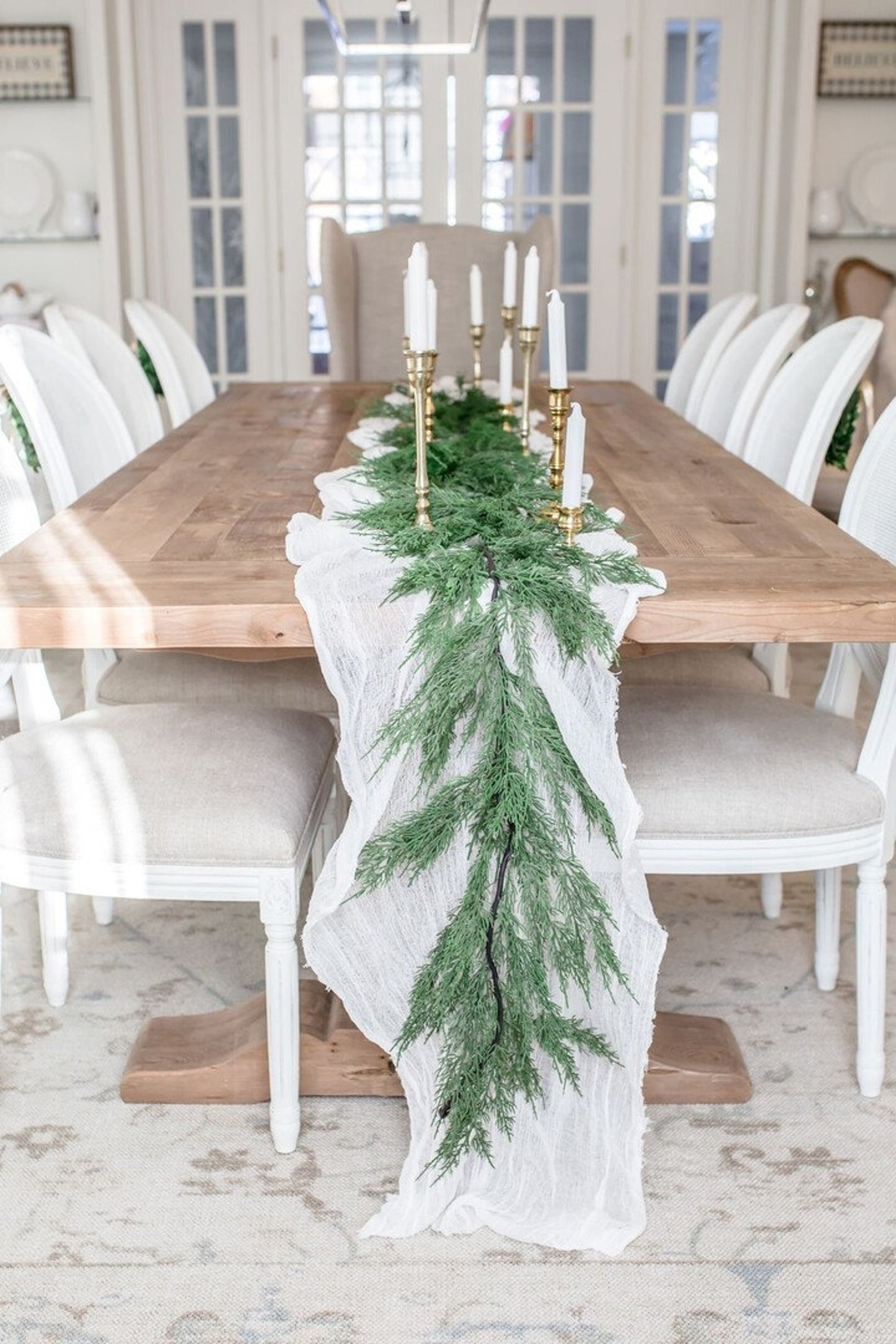 White Cheesecloth Table Runner White Gauze Table Runner - Etsy