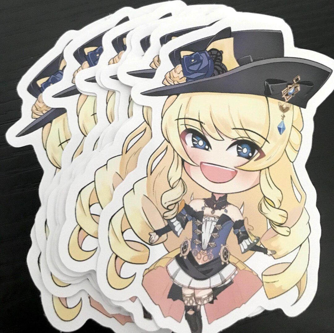 Genshin Impact Navia Glossy Vinyl Sticker Adorable Gamer Gift for ...