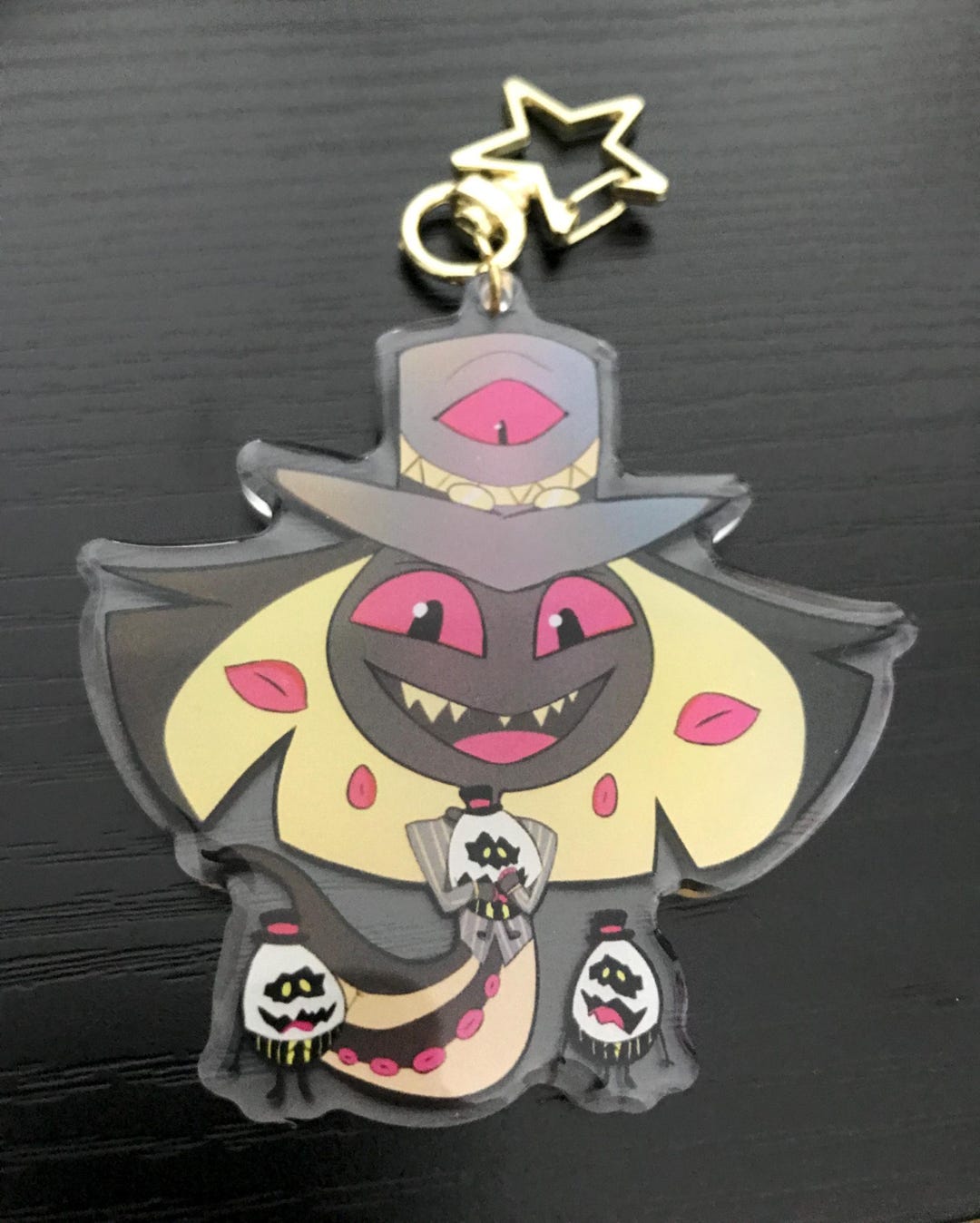 Sir Pentious & Egg Bois Acrylic Charm Perfect Gift for Hazbin Hotel ...